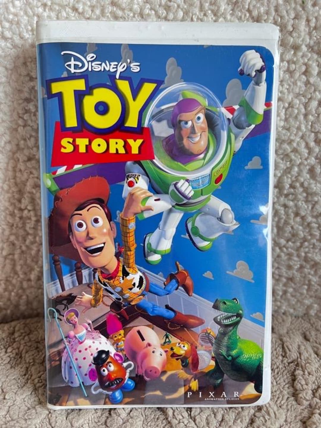 Vintage Disney Toy Story VHS 6703-1 Pixar Movie Tape in Case Physical ...