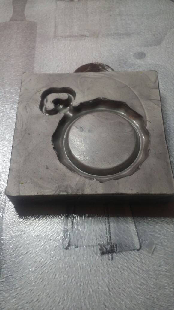 Large Pocket Watch Cameo Base Mould - Etsy