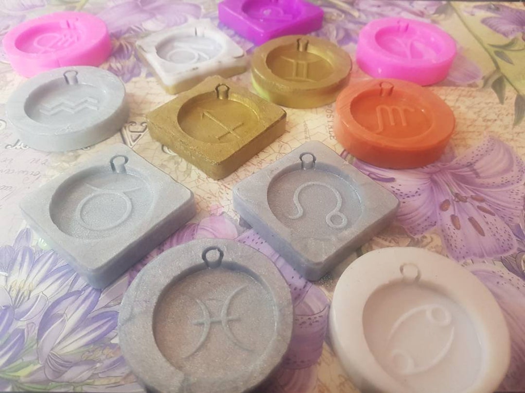 Silicone Molds Zodiac Signs Perfect for Resin Pendants - Etsy