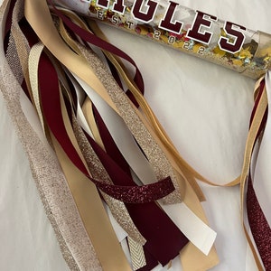 Custom Glitter/confetti-filled Spirit Stick (1); for All Sports, Cheer ...