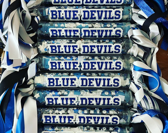 Custom Glitter/confetti-filled Spirit Stick; Football Games, Cheer ...