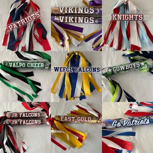 Custom Glitter/confetti-filled Spirit Stick (1); Football Games, Cheer ...