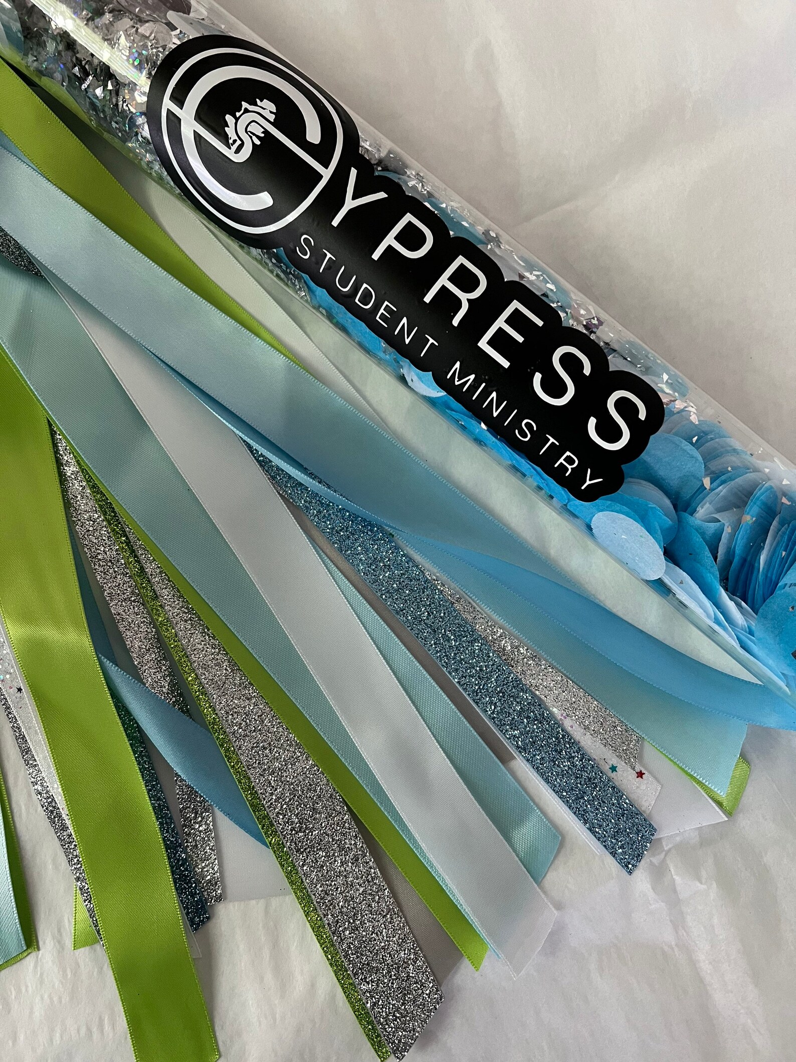 Custom Glitter/confetti-filled Spirit Sticks Football Games - Etsy