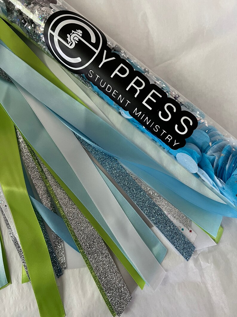 Custom Glitter/confetti-filled Spirit Sticks Football Games - Etsy