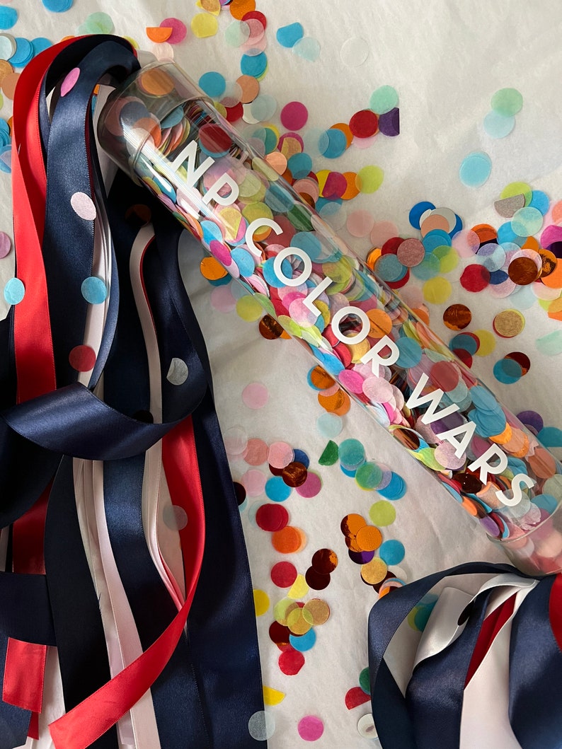 Custom Glitter/confetti-filled Spirit Stick (1); Football Games, Cheer ...