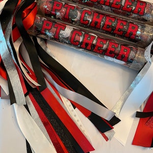 Custom Glitter/confetti-filled Spirit Sticks Football Games - Etsy