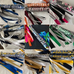 Custom Glitter/confetti-filled Spirit Stick (1); for All Sports, Cheer ...