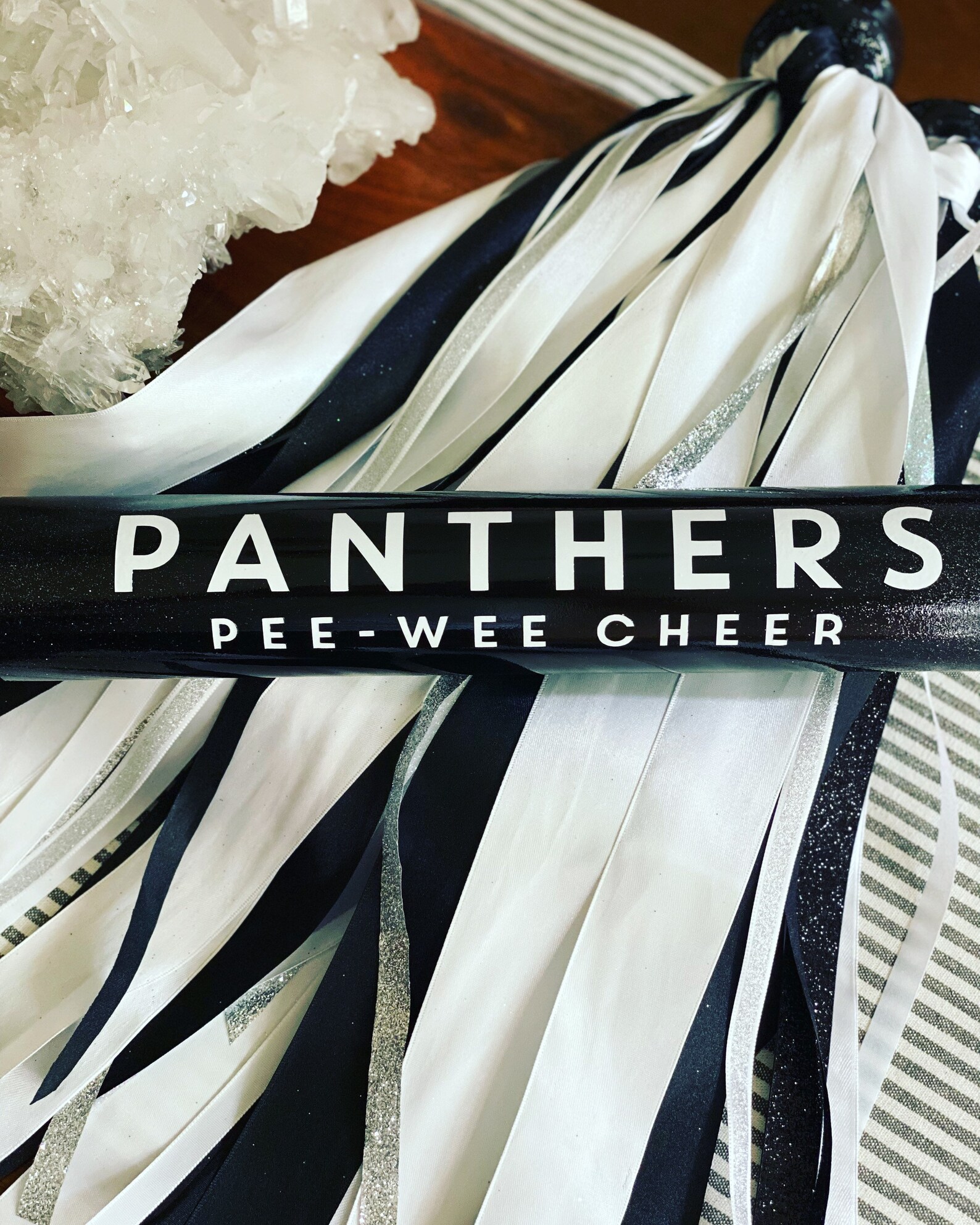 Custom Painted Glittered Cheer Spirit Sticks Football - Etsy