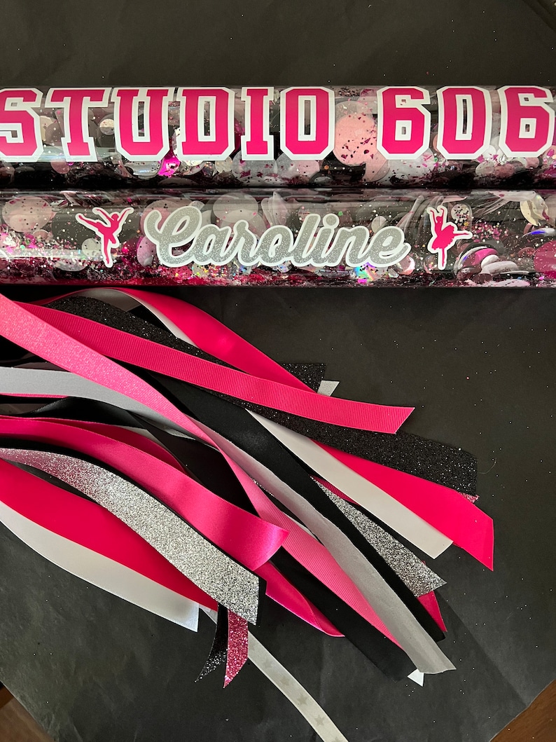 Custom Glitter/confetti-filled Spirit Sticks Football Games - Etsy