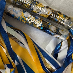 Custom Glitter/confetti-filled Spirit Stick (1); Football Games, Cheer ...