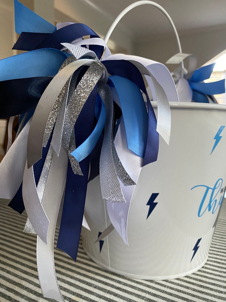 Custom Cheer/sports/party Bucket; Personalized Gift or Storage Solution ...