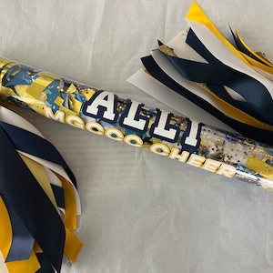 Custom Spirit Stick (1) 18”, 24", 36"; Confetti/glitter-filled for Any ...