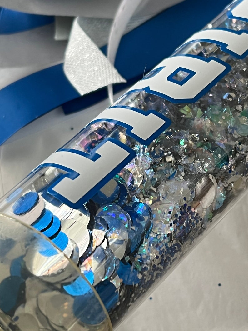 Custom Glitter/confetti-filled Spirit Sticks Football Games - Etsy