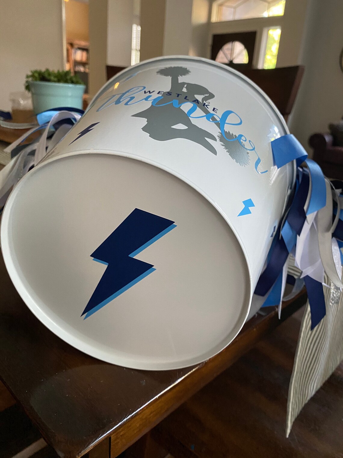 Custom Cheer/sports/party Bucket; Personalized Gift or Storage Solution ...
