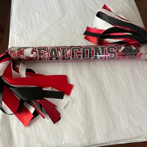 Custom Spirit Stick (1) 18”, 24", 36"; Confetti/glitter-filled for Any ...