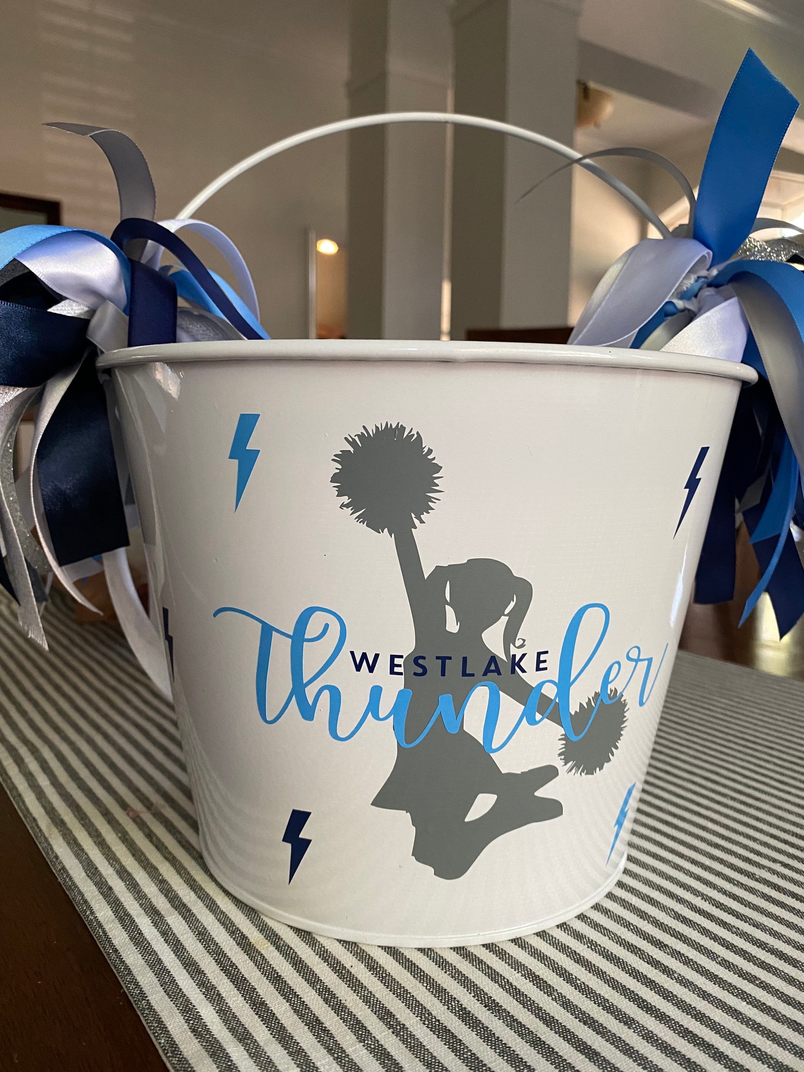 Custom Cheer/sports/party Bucket; Personalized Gift or Storage Solution ...