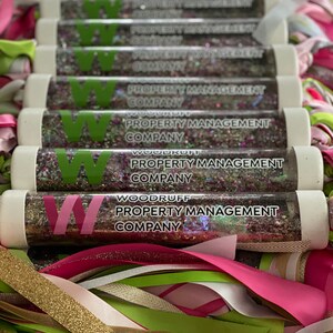 Custom Glitter/confetti-filled Spirit Sticks Football Games - Etsy