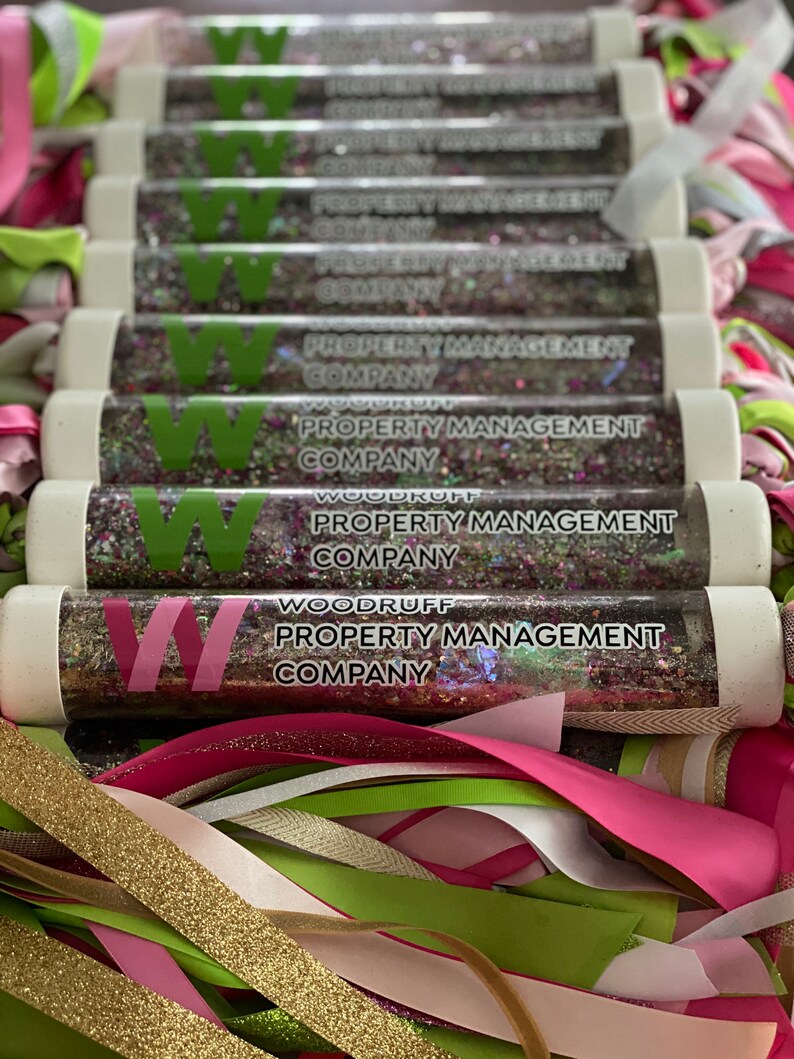 Custom Glitter/confetti-filled Spirit Sticks Football Games - Etsy