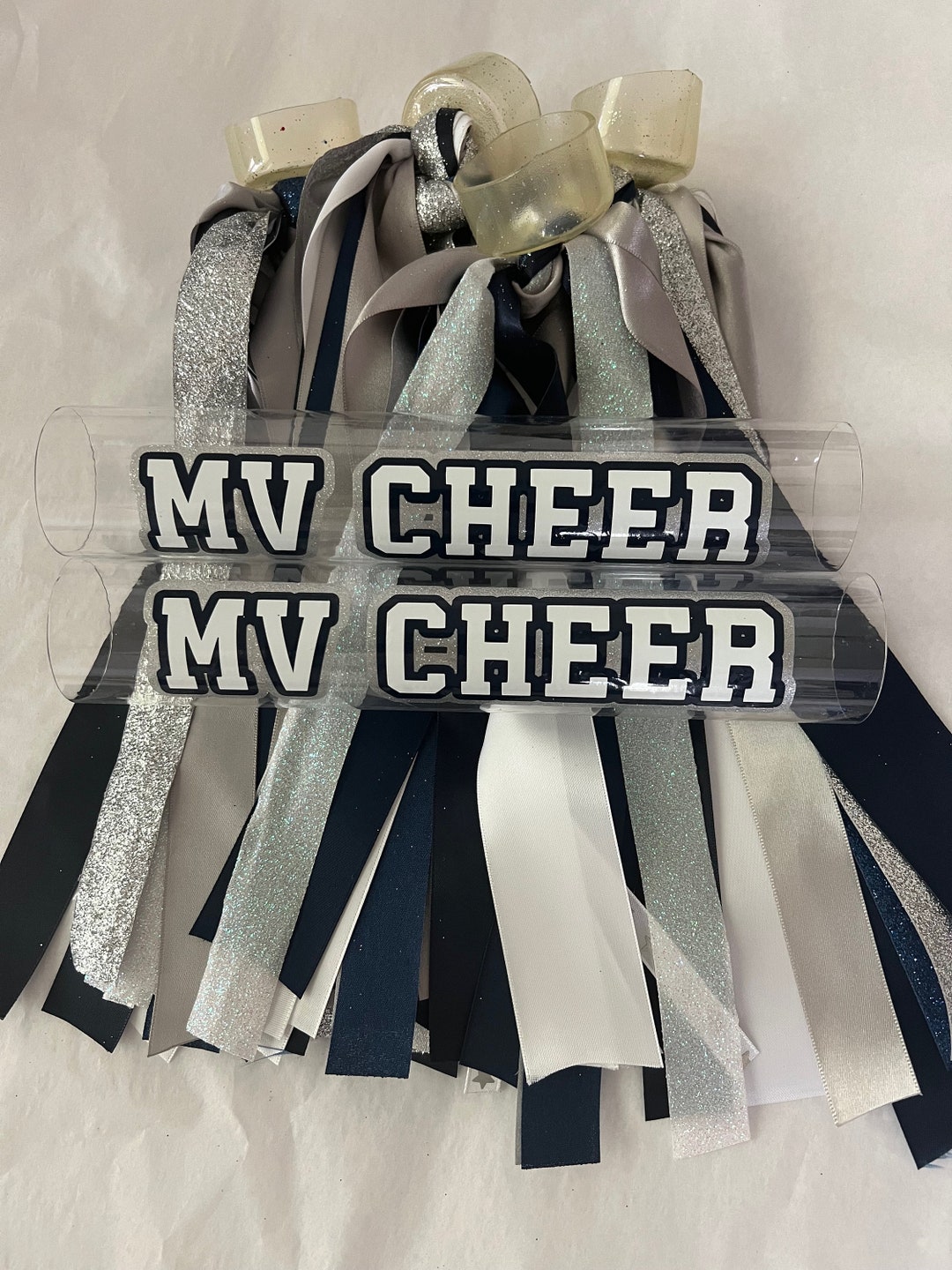 TEENY SIZE Spirit Stick 6 X 1.5 Custom, Fillable Cheer Spirit Stick ...