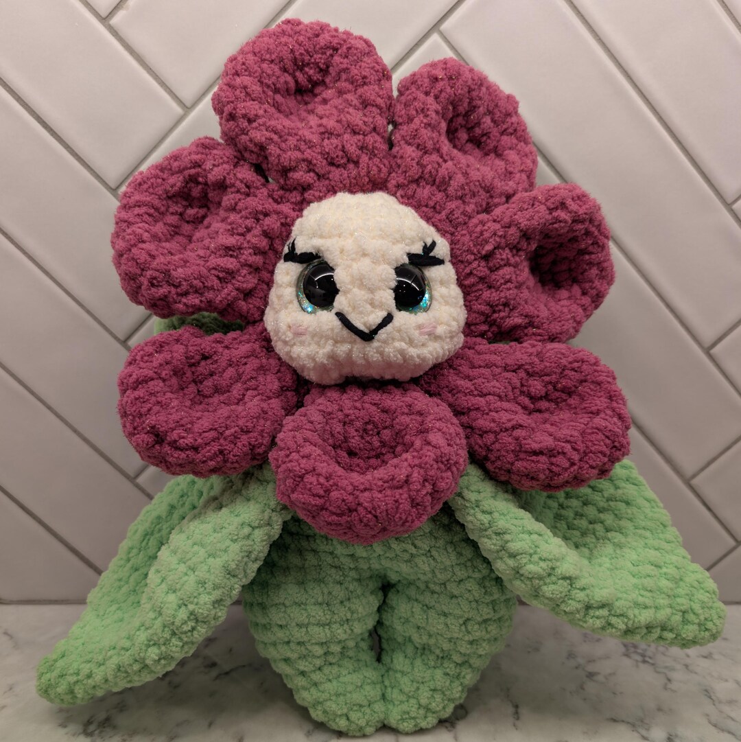 Flor the Flower Baby - Handmade Crochet Amigurumi Plushie / Stuffy - Etsy