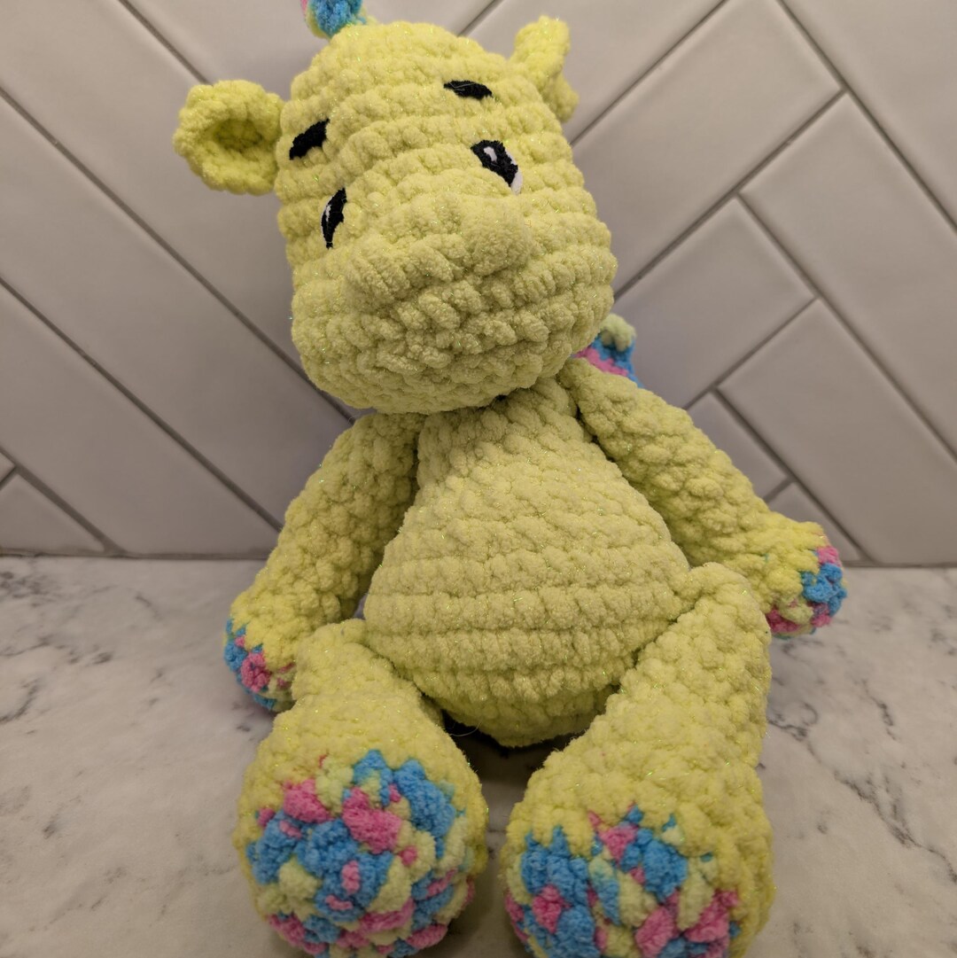 BABY SAFE Dragon - Handmade Amigurumi Crochet Plushie / Stuffy - Etsy