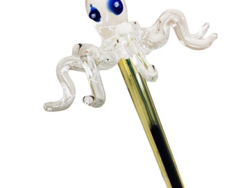Glass Octopus Pen - Etsy