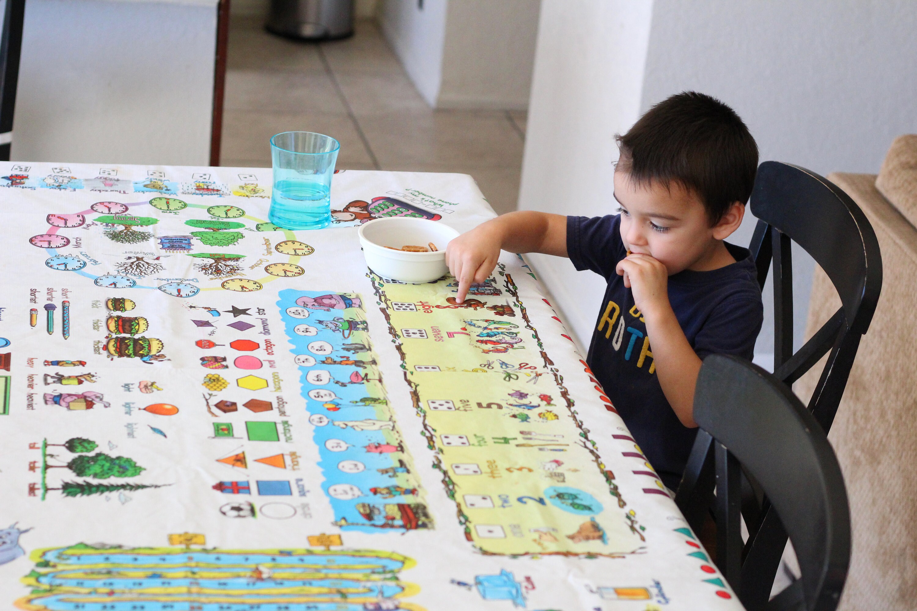 Table-time Look & Learn: an Educational Tablecloth for Pre-k and K. - Etsy