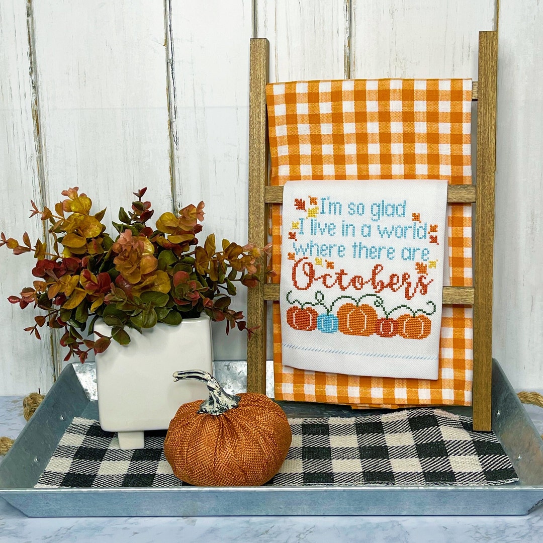 Simply Sayin' October | Cross Stitch Pattern Download - Etsy