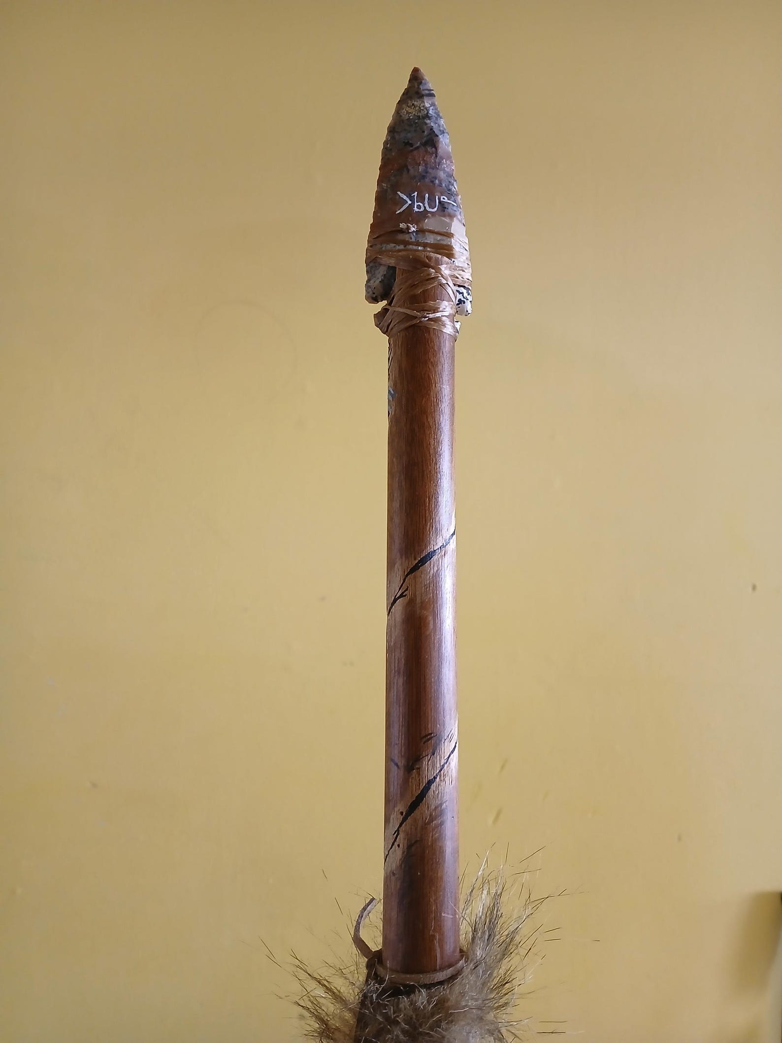 Spear Lance Staff Broomstick American Indian Native Primitive Caveman ...