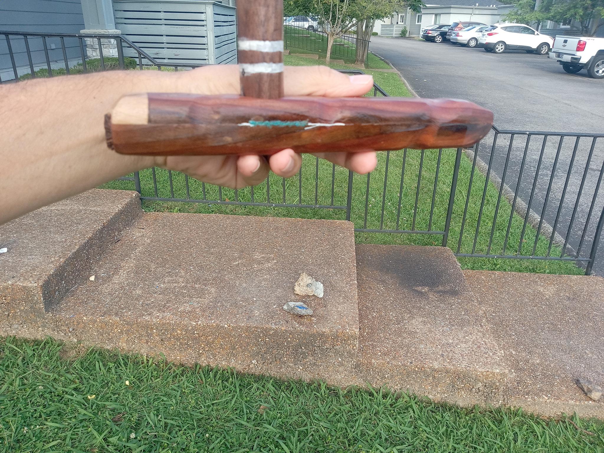 Native American Indian Cedar Prayer Pipe,twisted,sacred Ceremonial ...