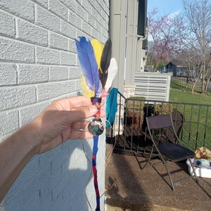 Smudged Smudging Prayer Feather Fan Native American Indian Shaman Smoke ...