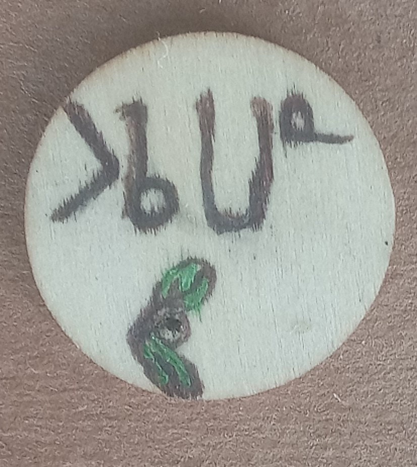 Native American Inspired Wood Disc Pendant: Pyrography Bear Paw - Etsy