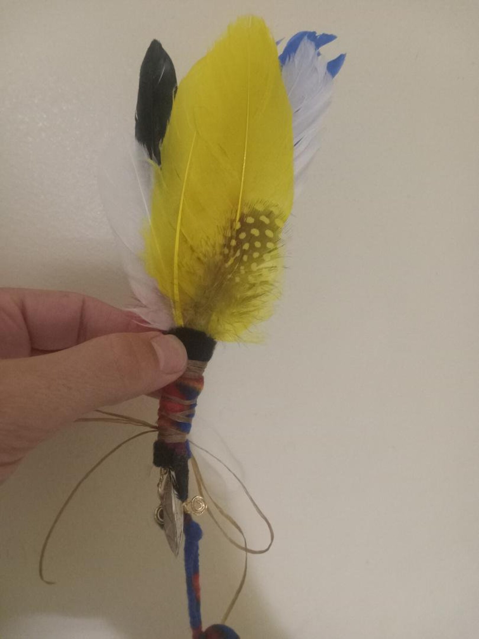 Smudged Smudging Prayer Feather Fan Native American Indian Shaman Smoke ...