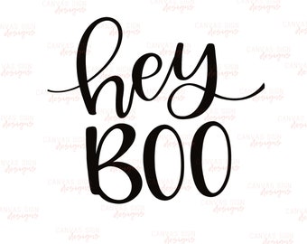 Hey Boo SVG PNG Digital Download - Etsy