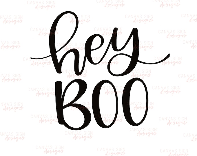 Hey Boo Svg Png Jpeg Digital Download Art Cut File Printable - Etsy