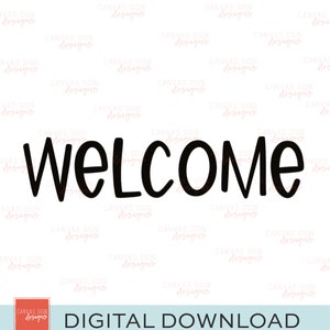 Welcome Svg | Png | Jpeg | Digital Download | Art | Cut File ...