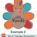 TEMPLATE: Turkey Door Hanger Template - Give Thanks Template ...