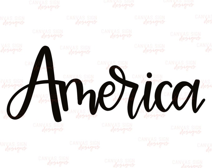 America Svg Png Jpeg Digital Download Art Cut File Printable - Etsy