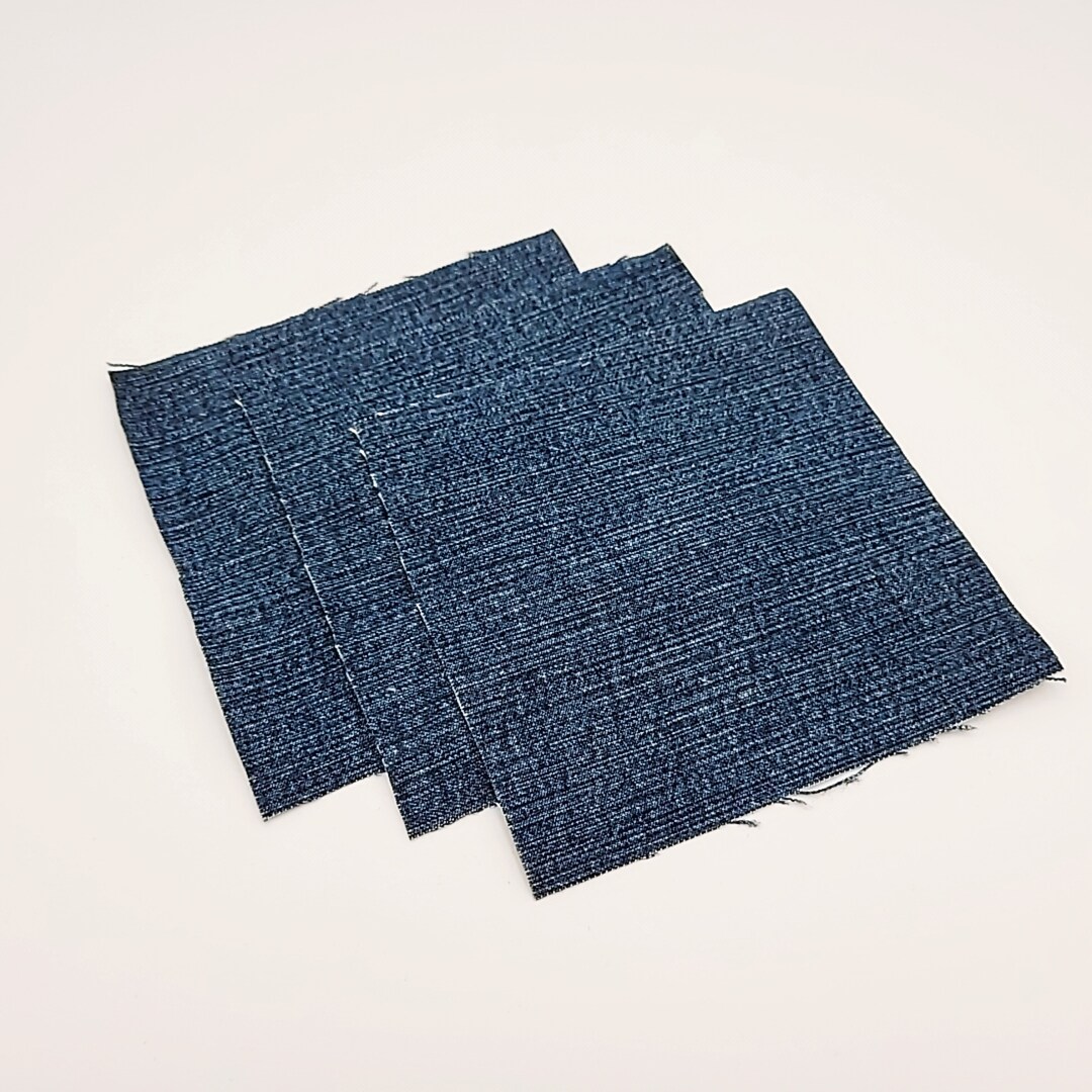 Recycled Denim Patches | 4x4" or 5x5" Distressed Squares | Vintage ...