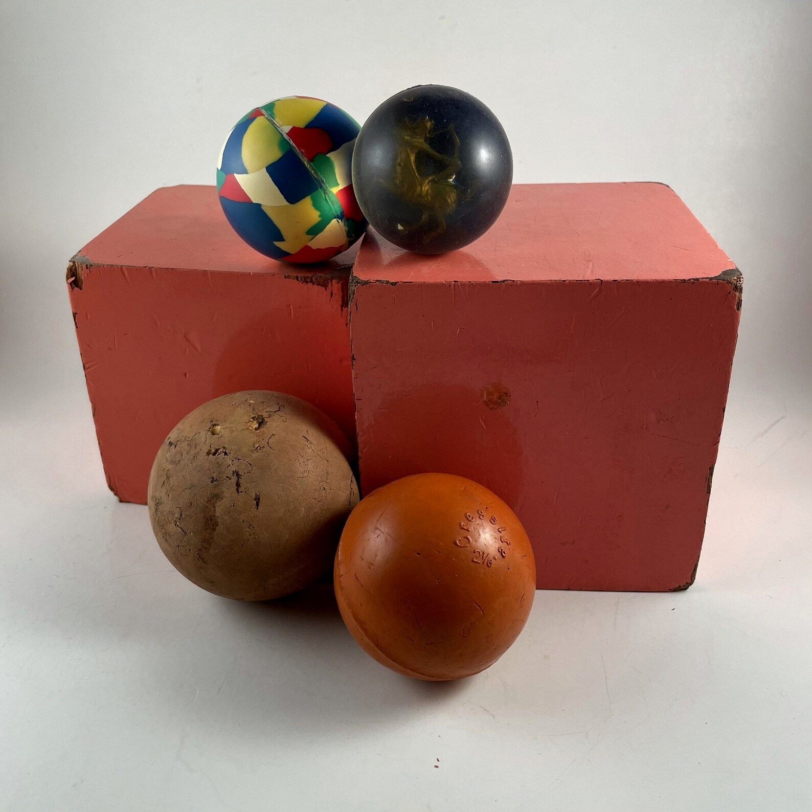 Assorted Vintage Rubber Balls Set of 4 Bouncy Balls | Etsy