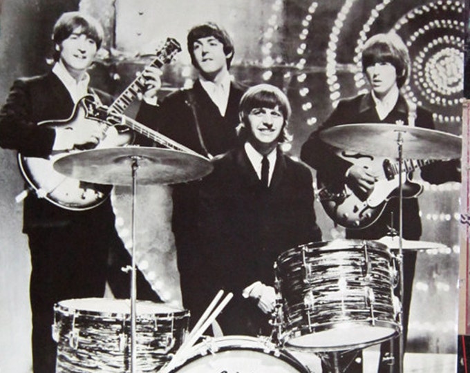THE BEATLES POSTER Rare 1987 Wizard & Genius Vintage Poster. - Etsy