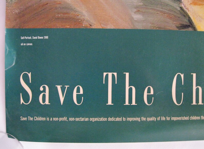 DAVID BOWIE POSTER Save the Children - Etsy