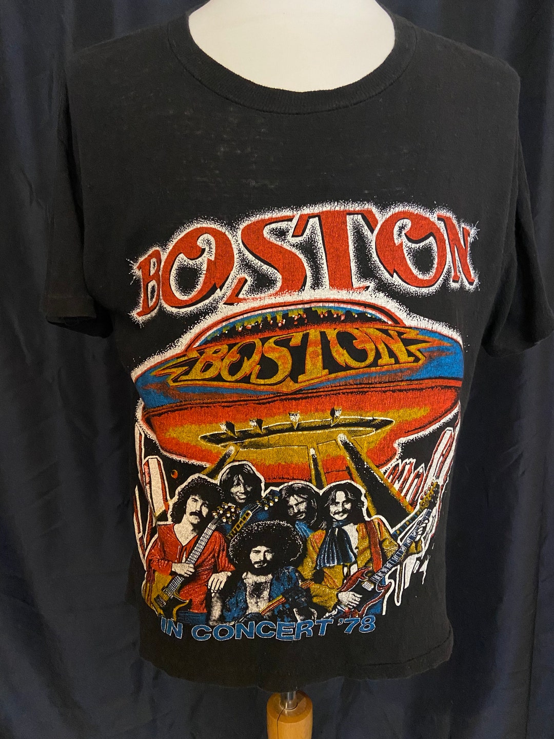 RARE Vintage BOSTON in Concert 1978 Unofficial Band Tee - Etsy