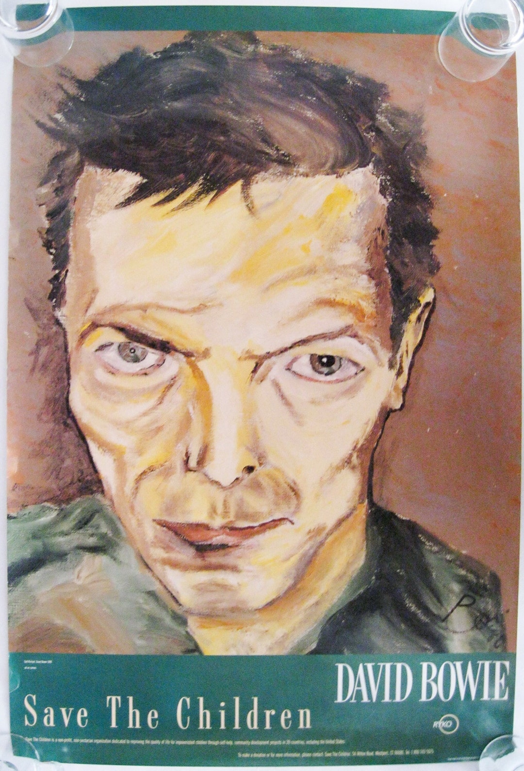 DAVID BOWIE POSTER Save the Children - Etsy