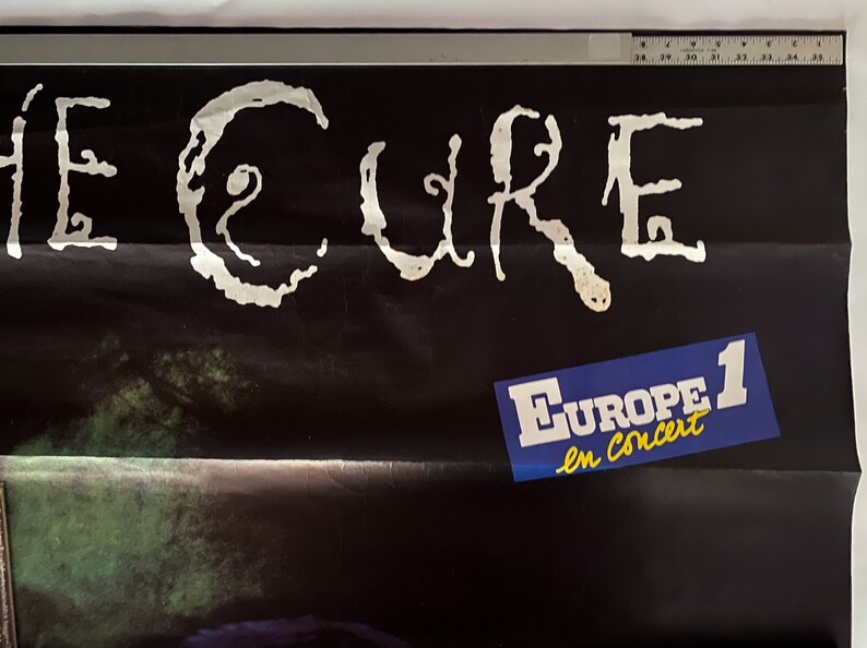 1985 the CURE FRENCH PROMO Poster - Etsy