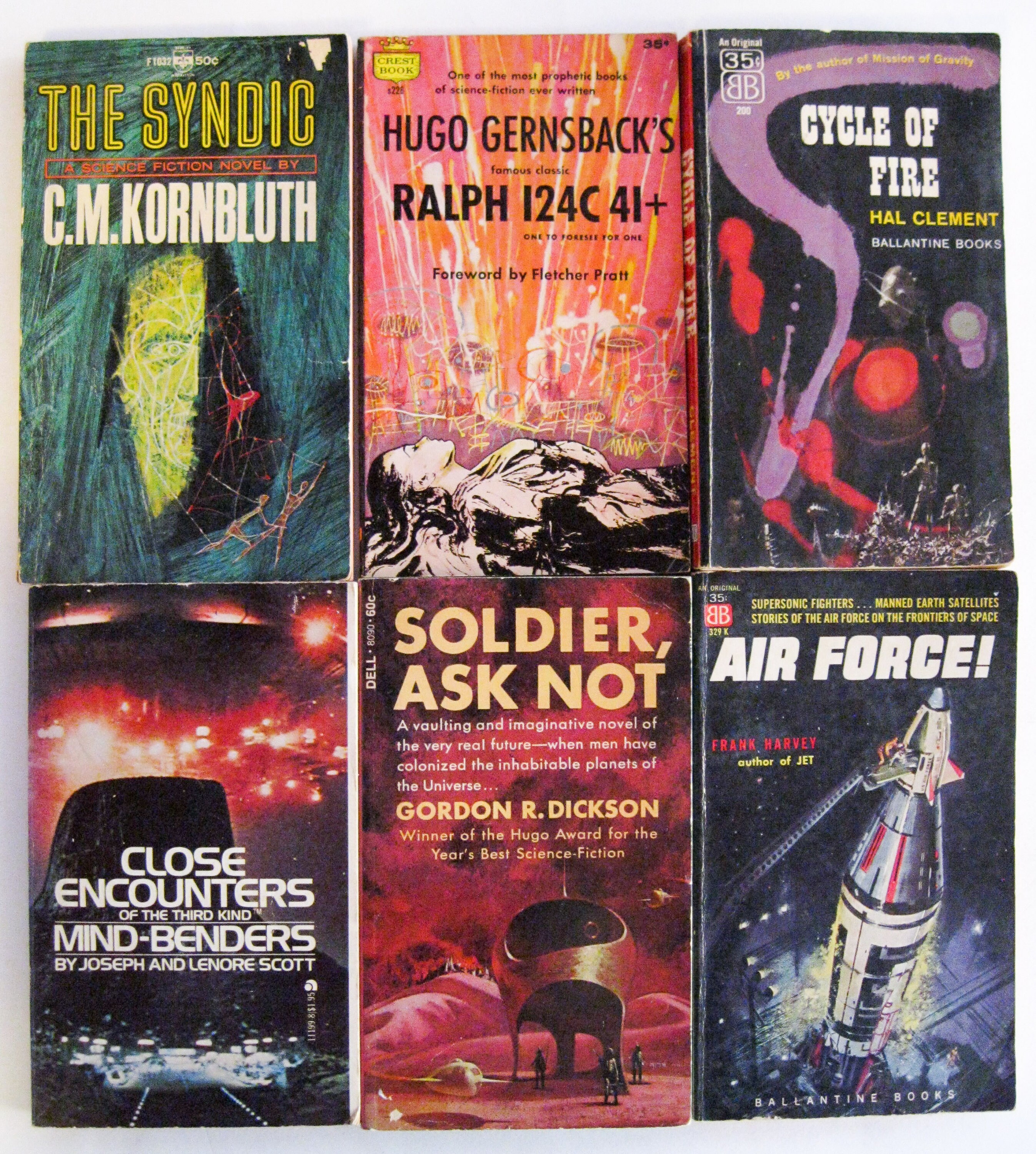 1950-60s SCI-FI BOOKS Pulp Fiction Paperbacks - Etsy