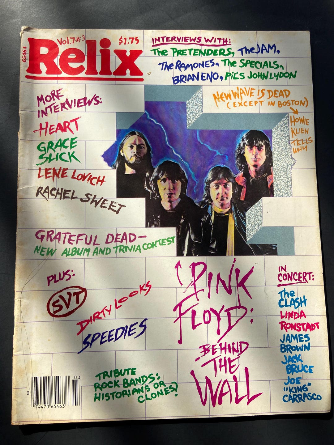 Relix Magazine Vol.7 #3 June 1980 Pink Floyd, Grateful Dead, the ...