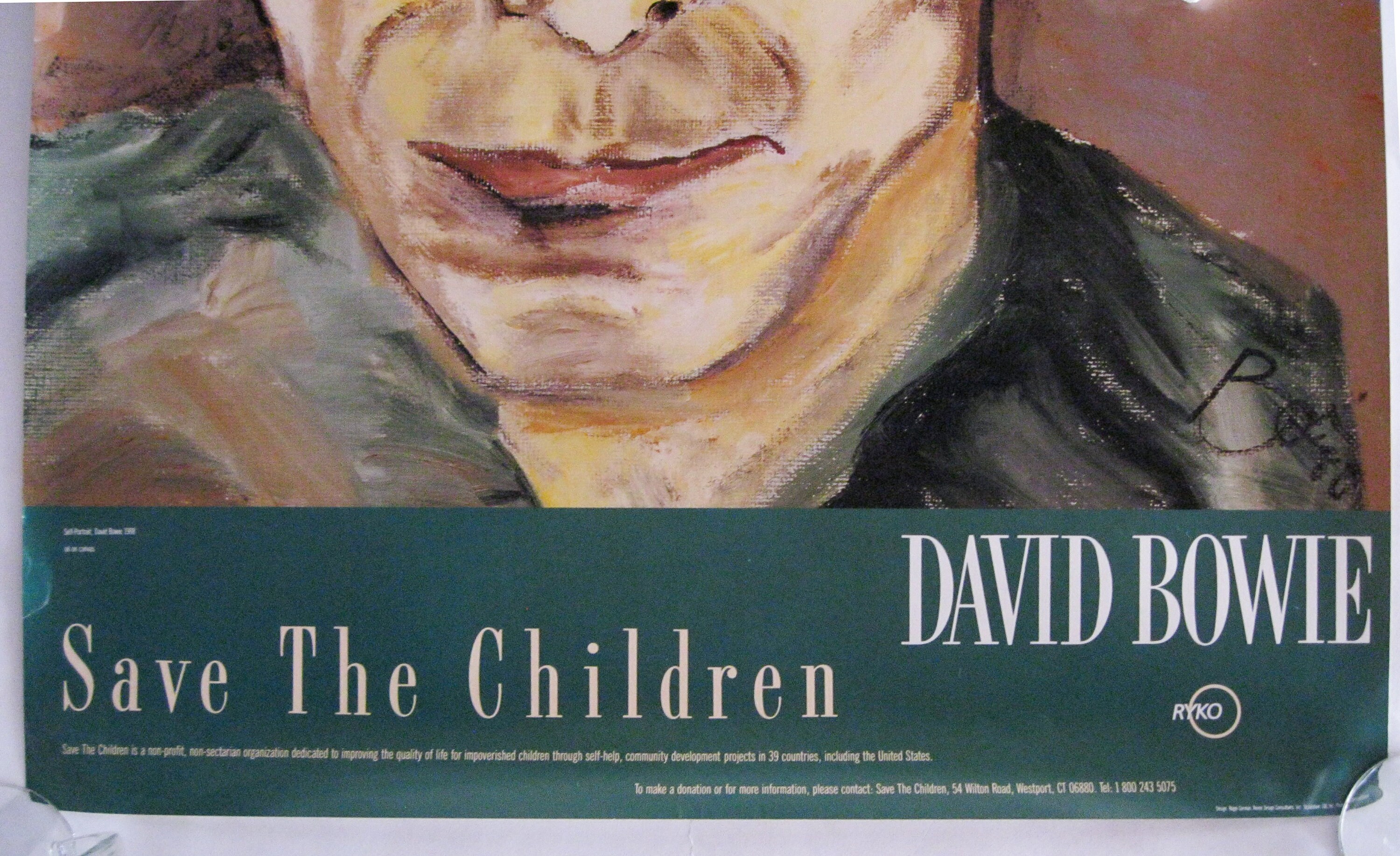 DAVID BOWIE POSTER Save the Children - Etsy