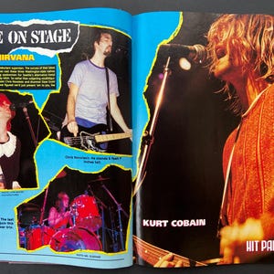 HIT PARADER Magazine 1992 August Issue KISS, Nirvana, Black Crowes ...