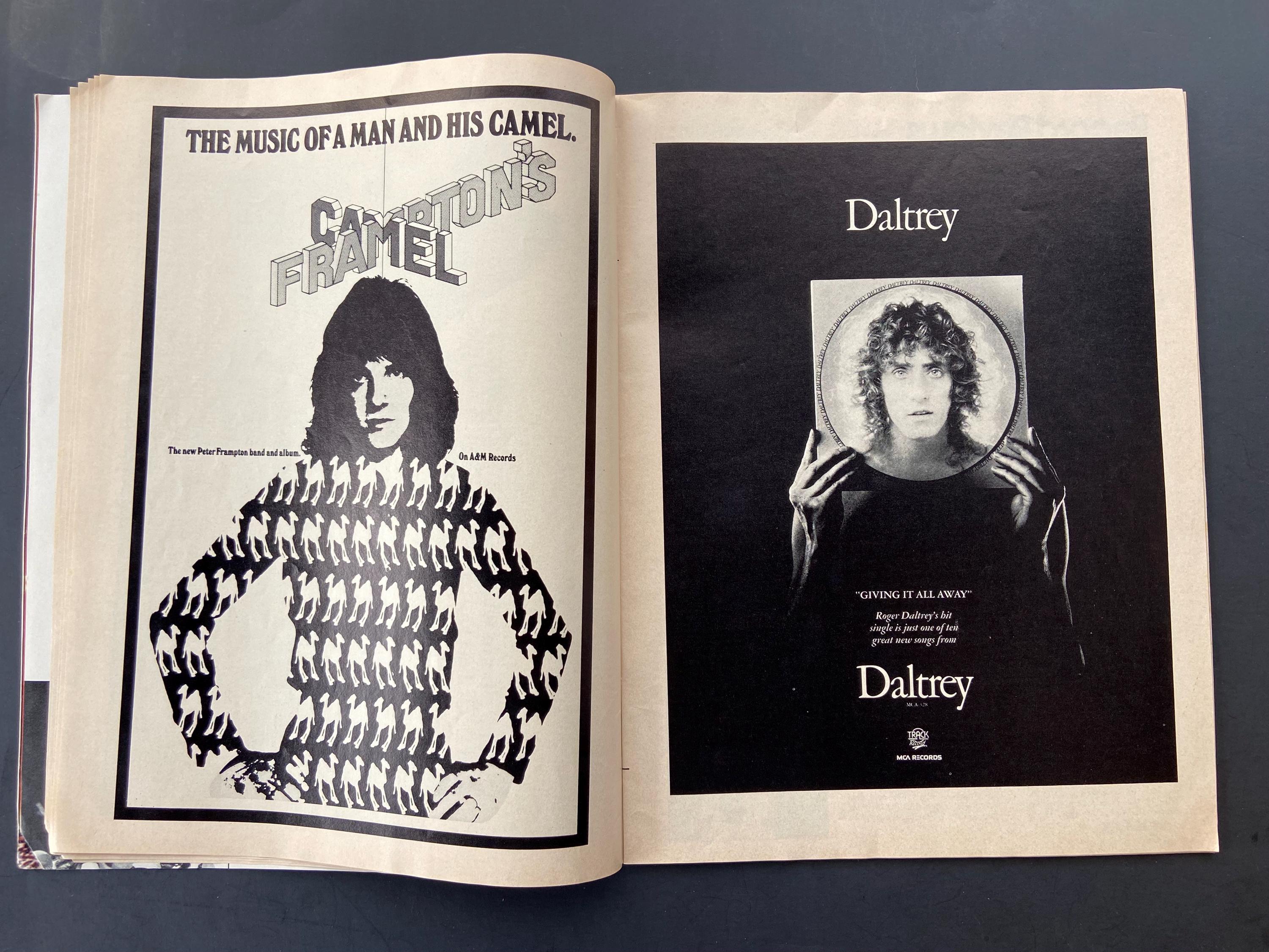 Circus Magazine July 1973 Issue David Bowie, Alice Cooper, Led Zeppelin ...